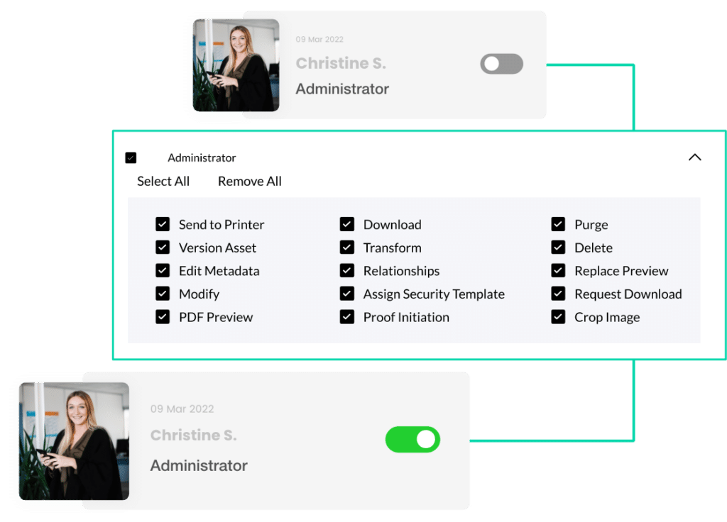 DAM Admin User Roles & Configurations | Tenovos